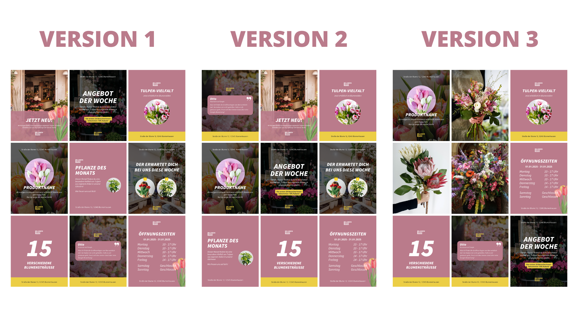 Instagram Feed Designs - Inspiration und Anwendung am Beispiel